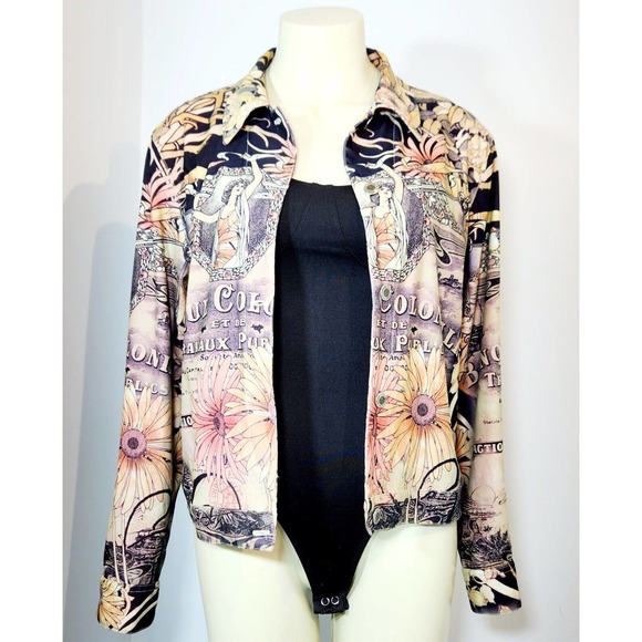 impulse | Jackets & Coats | Vintage Impulse California Colorful Flower ...